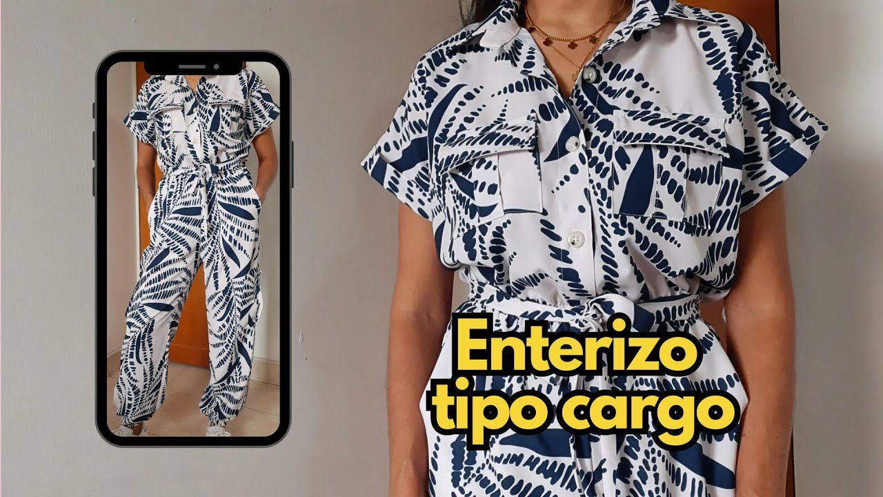 ENTERIZO O JUMPSUIT • Parte 1 Molde - YouTube