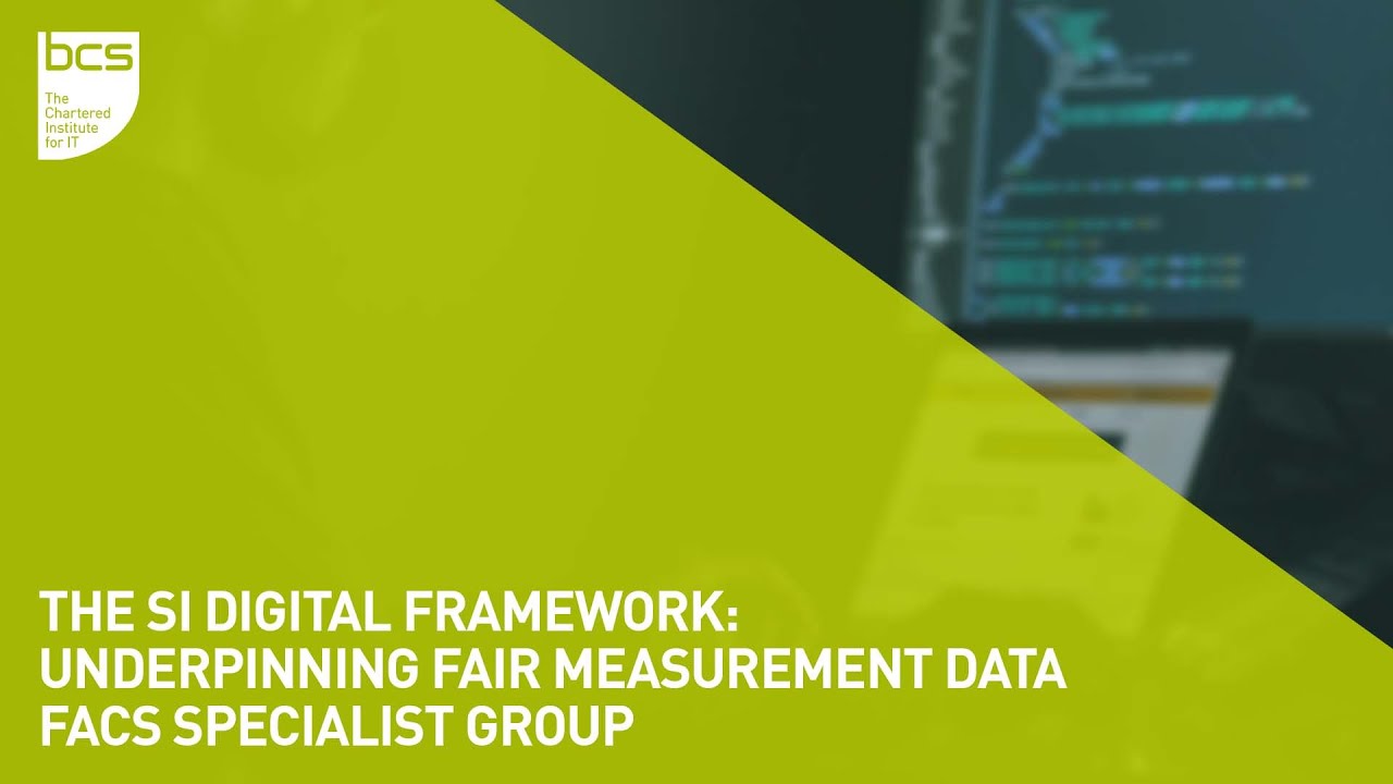 The SI Digital Framework: Underpinning FAIR measurement data | FACS ...