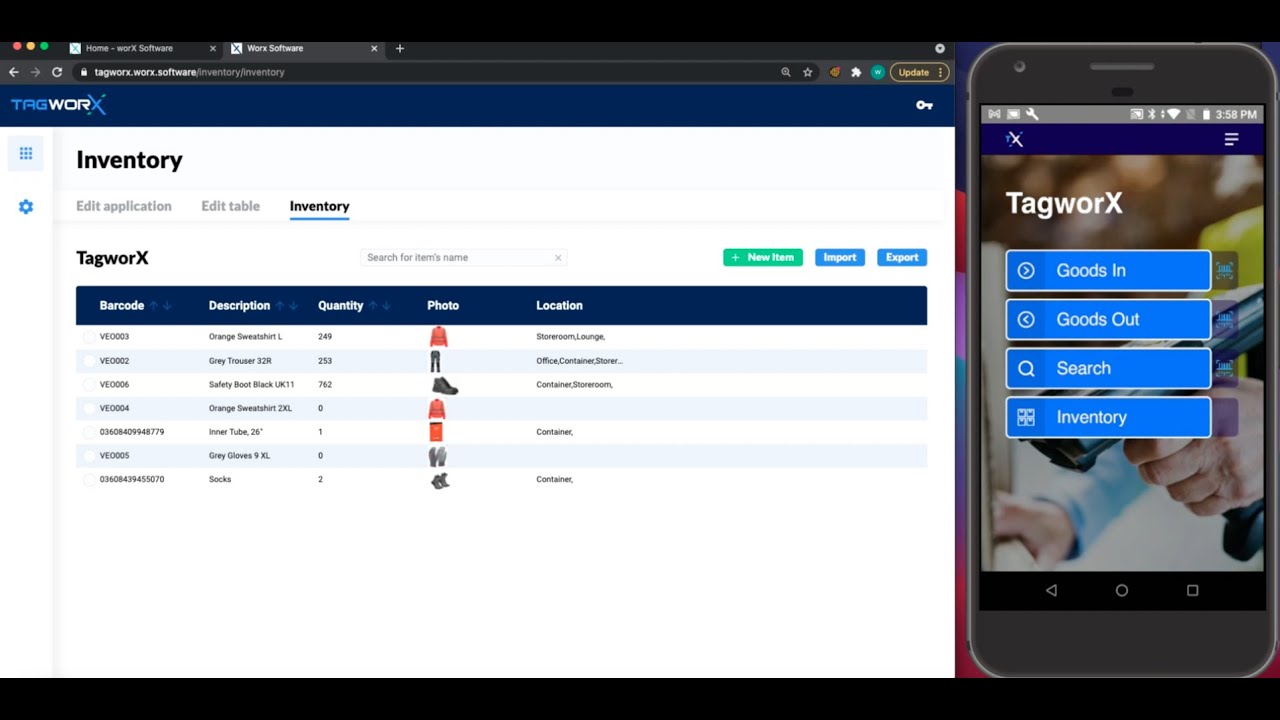TagworX Inventory - YouTube