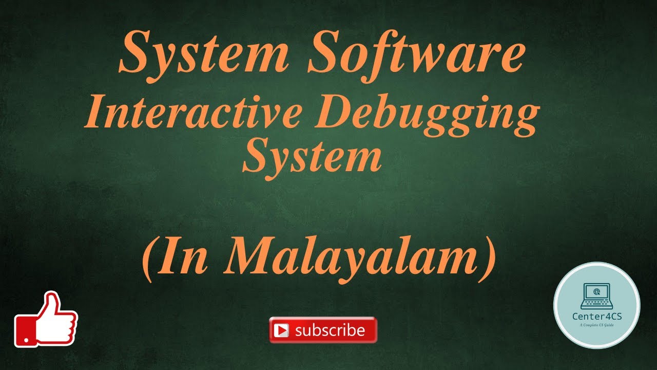 Part 21: Interactive Debugging System | System Software - YouTube