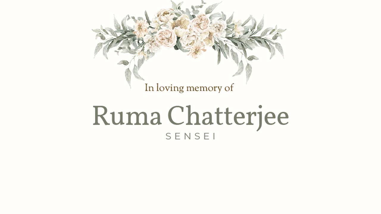 The Memorial of Mrs. Ruma Chatterjee - YouTube