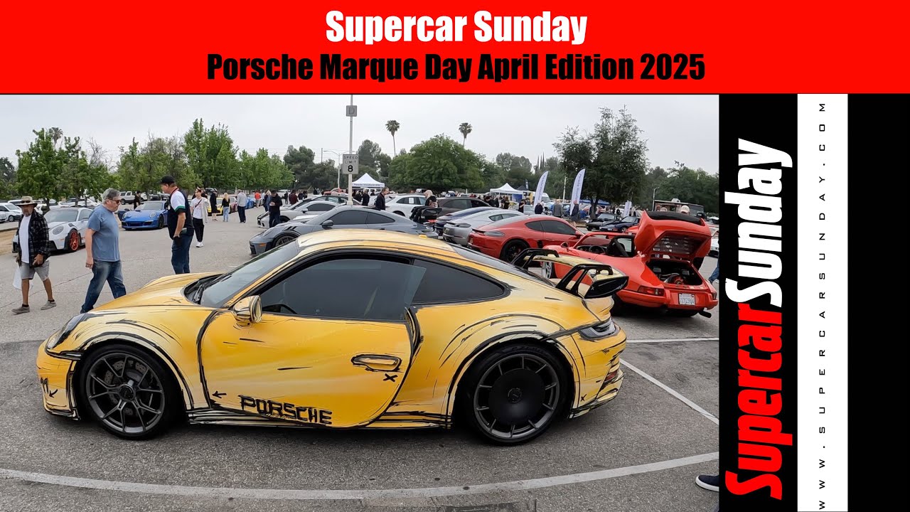 Supercar Sunday Porsche Marque Day April 2025 Edition - YouTube