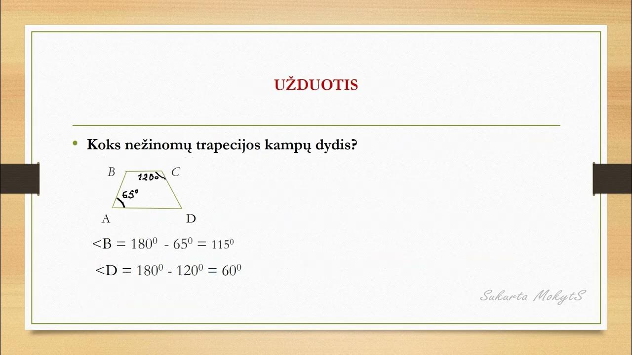 56 pamoka Trapecija (Matematika 7 klasei) - YouTube