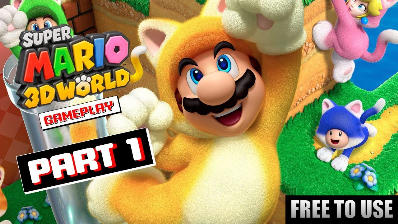 Super Mario 3D Gameplay - Free To Use - YouTube