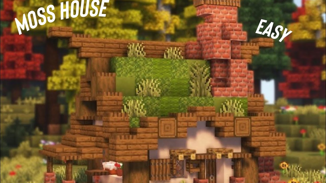 Easy moss starter house (tutorial) - YouTube