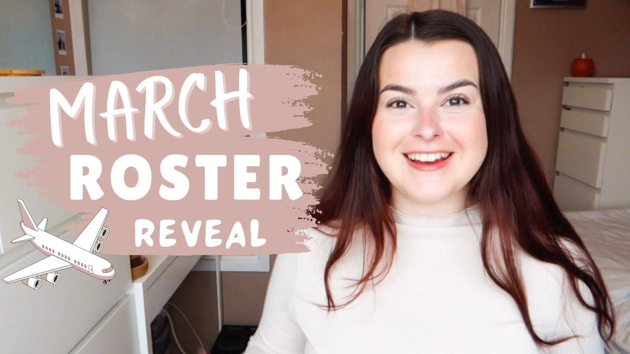 MARCH ROSTER REVEAL! | Where I'll Be Travelling To As Cabin Crew - YouTube