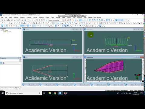 Maxsurf Tutorial Hydrostatic Data - YouTube