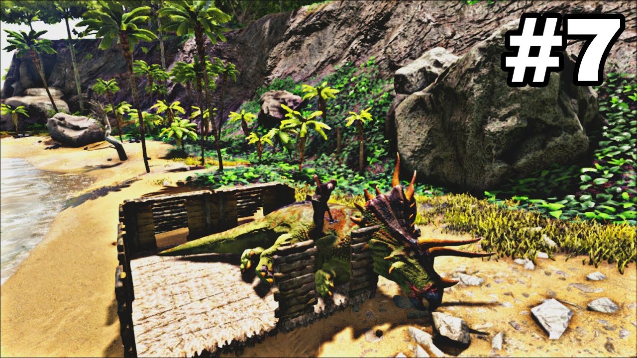 I Tamed Triceratops | Ark: Survival Evolved - Part - 7 - YouTube