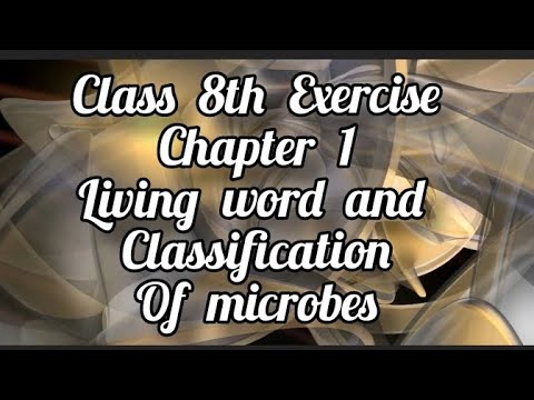 Science exercise lesson 1 class 8th | chapter 1 Living world and ...