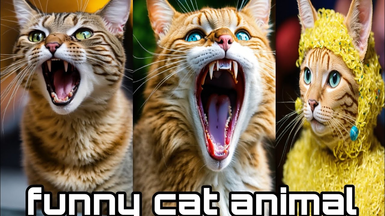 funny animal video cat animal comedy video - YouTube