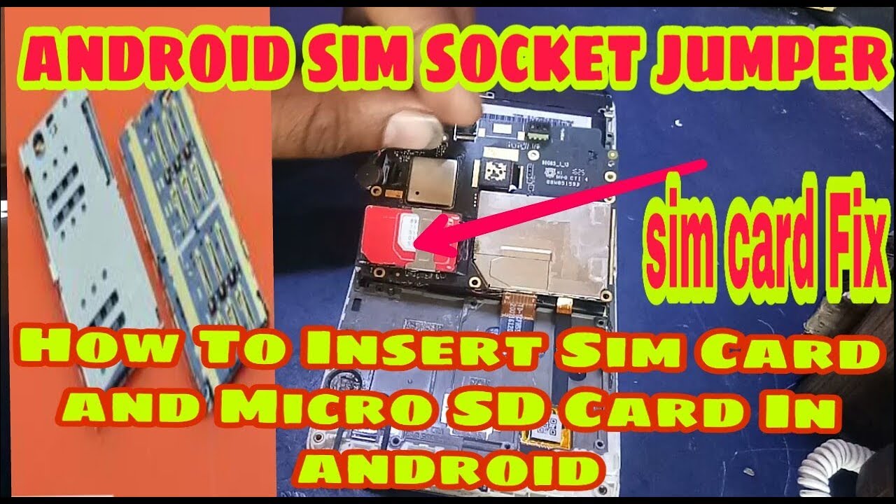 How To Insert Sim Card and Micro SD Card In android | android sim ...
