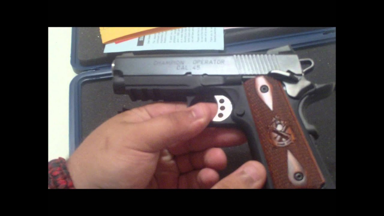 Springfield 1911 LW Champion Operator - YouTube