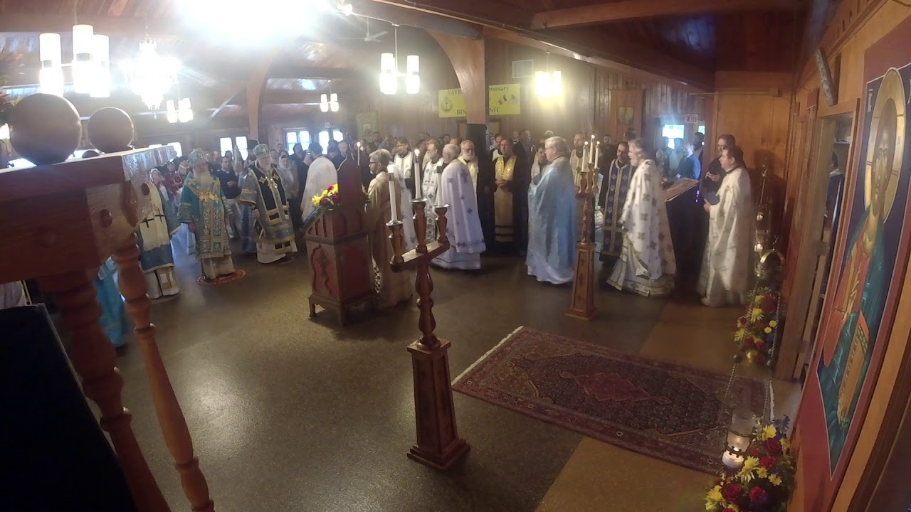 Hierarchal Divine Liturgy at Vatra Romaneasca, Grass Lake, Michigan ...