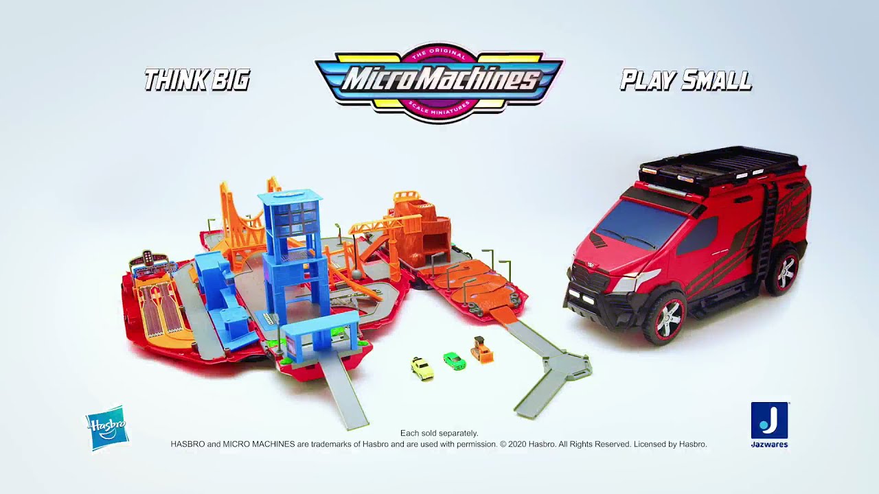 Playset Transformable en Súper Van City con Auto Micro Machines - 21535 ...