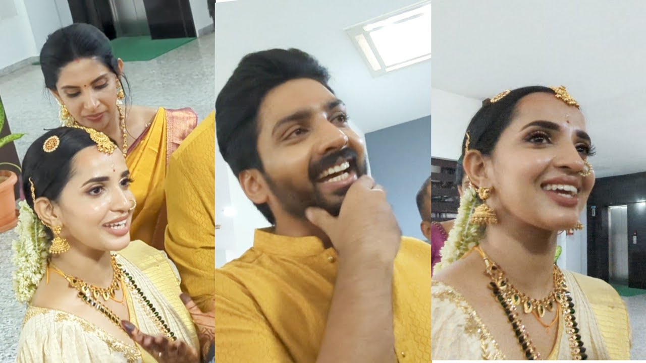 Malavika Thejus വിവാഹ ശേഷം ആദ്യമായി മുമ്പിൽ വന്നപ്പോൾ! Malavika Thejus Wedding Interview - YouTube