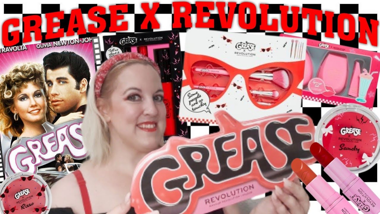 GREASE x REVOLUTION | Review COMPLETA y SWATCHES!!💄😎 - YouTube