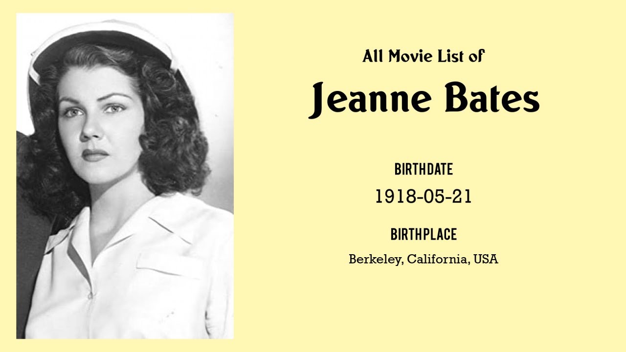 Jeanne Bates Movies list Jeanne Bates| Filmography of Jeanne Bates ...