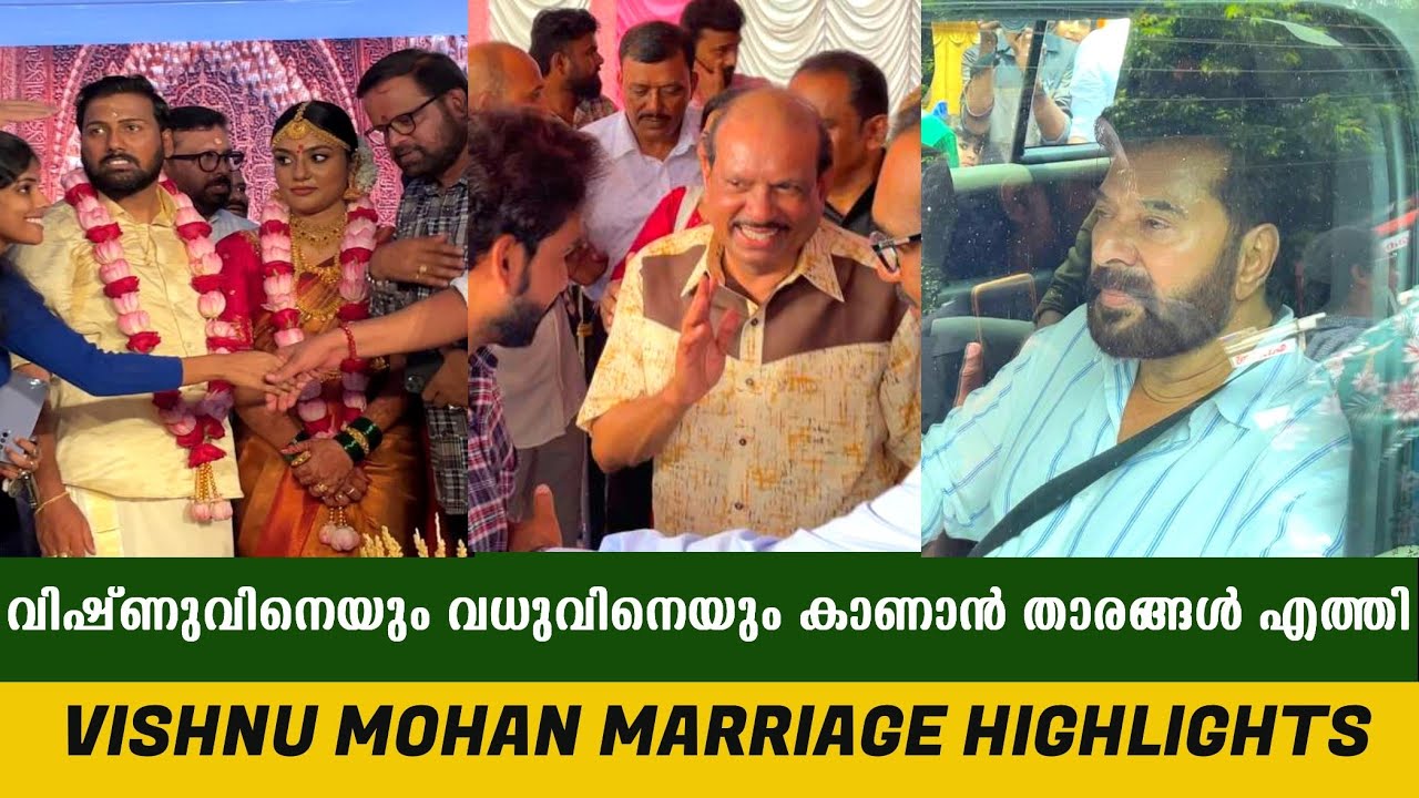 Vishnu Mohan marriage highlights | Vishnu Mohan marriage videos | meppdiyan director marriage ...