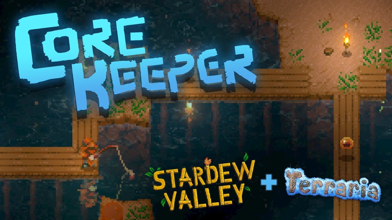 Este juego Combina Terraria con Stardew Valley | Core Keeper - YouTube