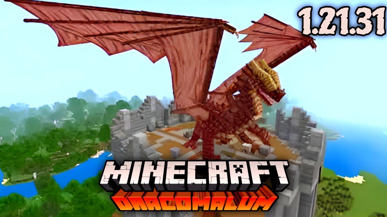 Dragon Addon! | Minecraft Dracomalum Addon for 1.21 | All Boss Dragons ...