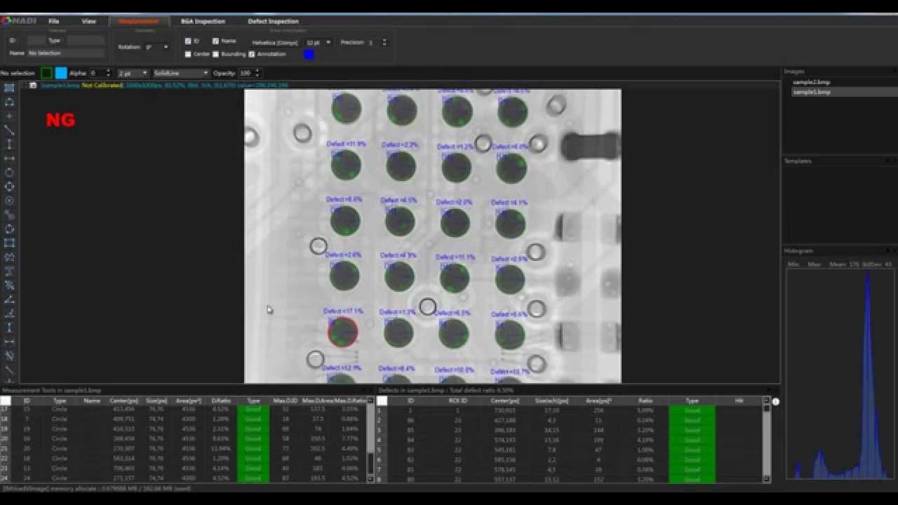 X-Ray Inspection on BGA Ball and Void Detection - YouTube
