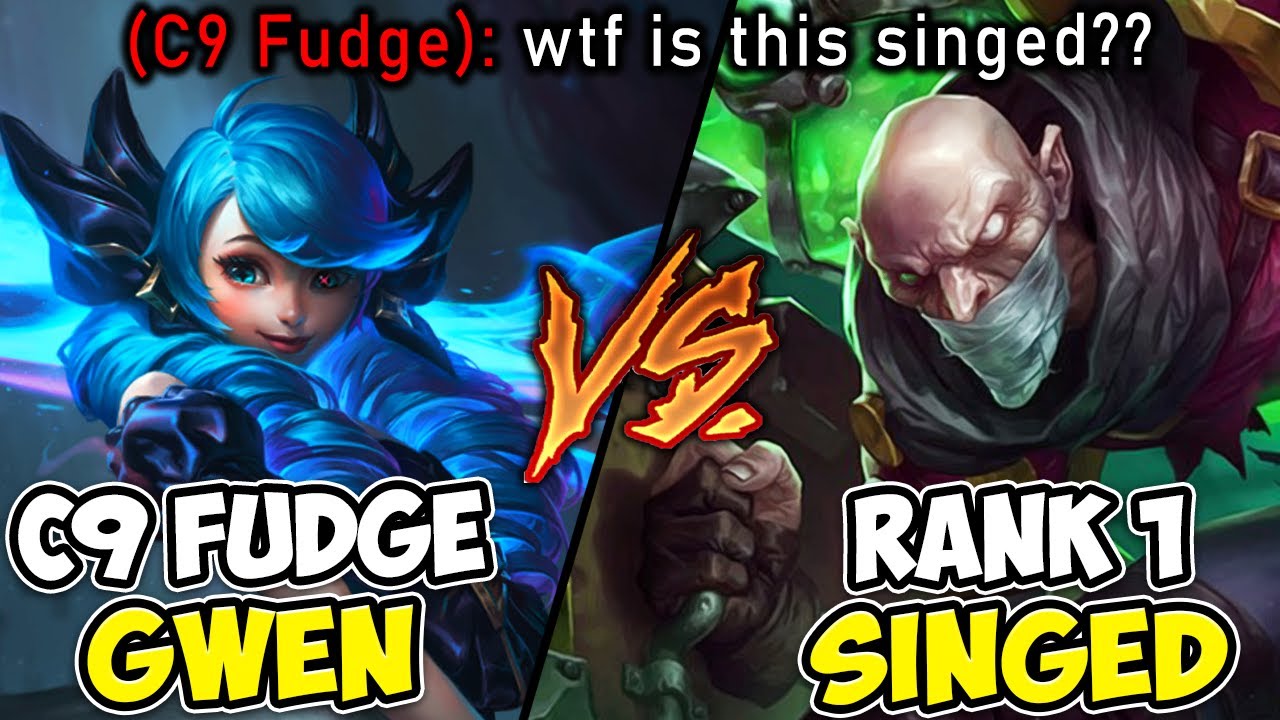CLAPPING C9 FUDGE WITH MY SECRET SINGED STRATEGY! (HE COULDN'T BELIEVE ...
