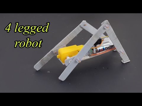 How to Make a 4 Legged Robot | Awesome Idea with DC Motor  | DM