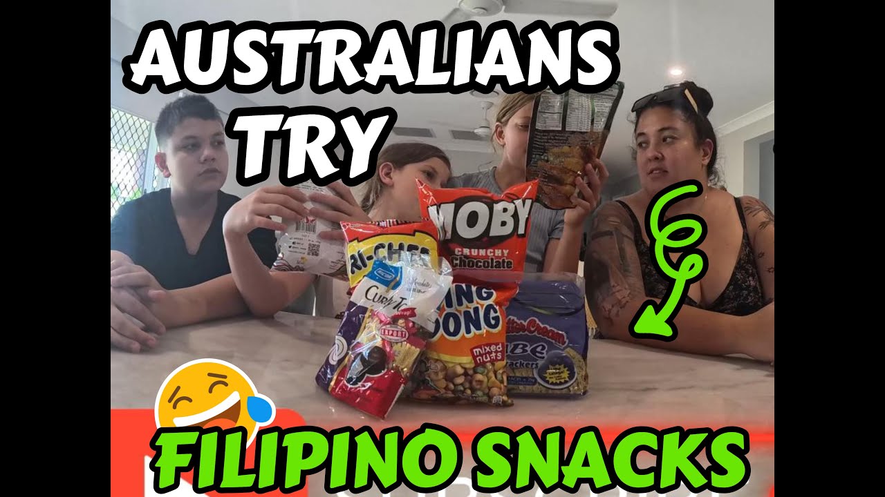 Australians Try Filipino Snacks - 5pynes - - YouTube