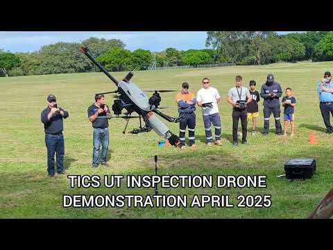 TICS UT DRONE INSPECTION DEMONSTRATION APRIL 2025 - YouTube