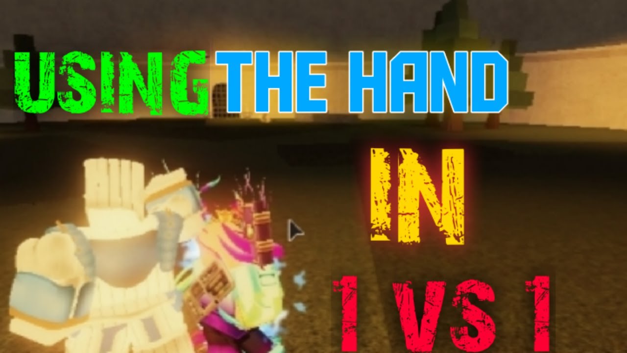 Using THE HAND in 1vs1 yba roblox | yba roblox gameplay | yba roblox ...