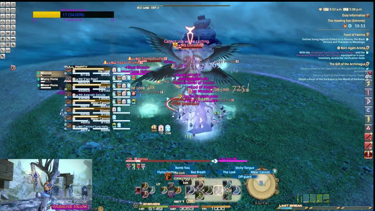FFXIV Blue Magic Acquisition No 44 - Feather Rain - YouTube