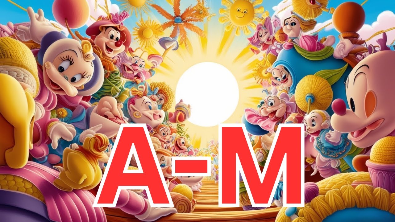 MEET THE ALPHABET! Letter A - M | Learn the Alphabet @KidsZippyZoo ...