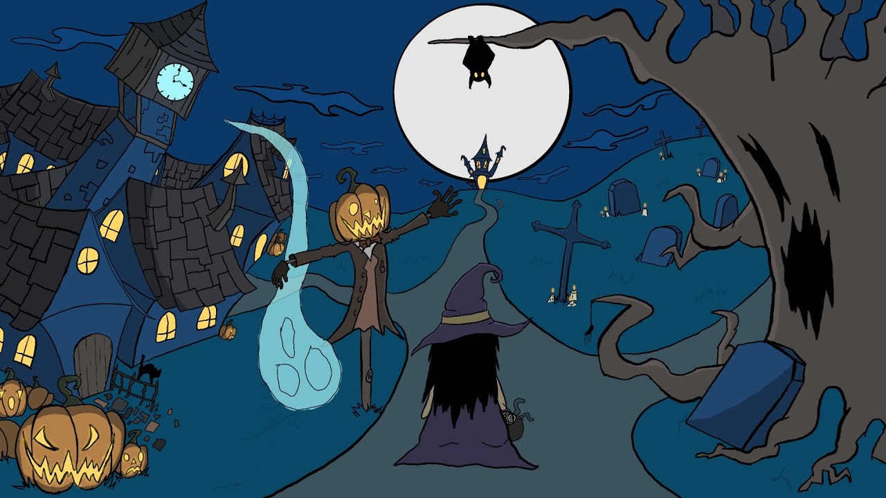 How I Animated a Spooky Loop Animation for Halloween🎃| FlipaClip ...