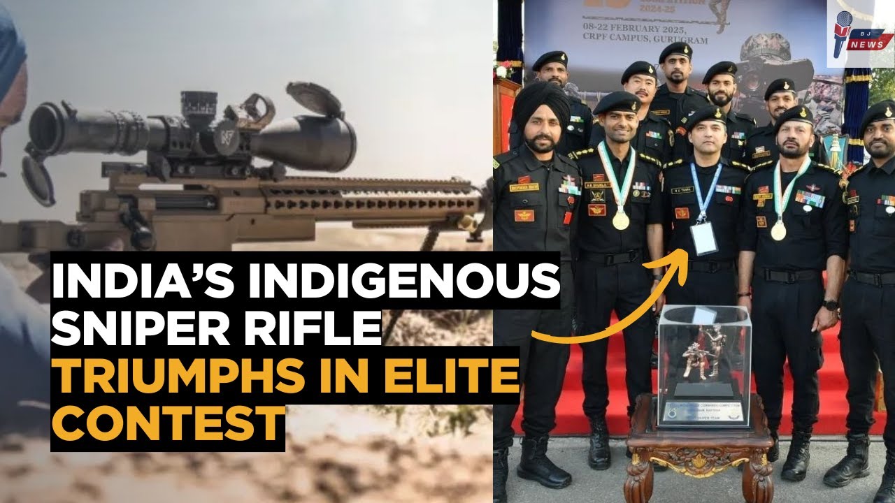 India’s Indigenous Sniper Rifle Triumphs in Elite Contest - YouTube