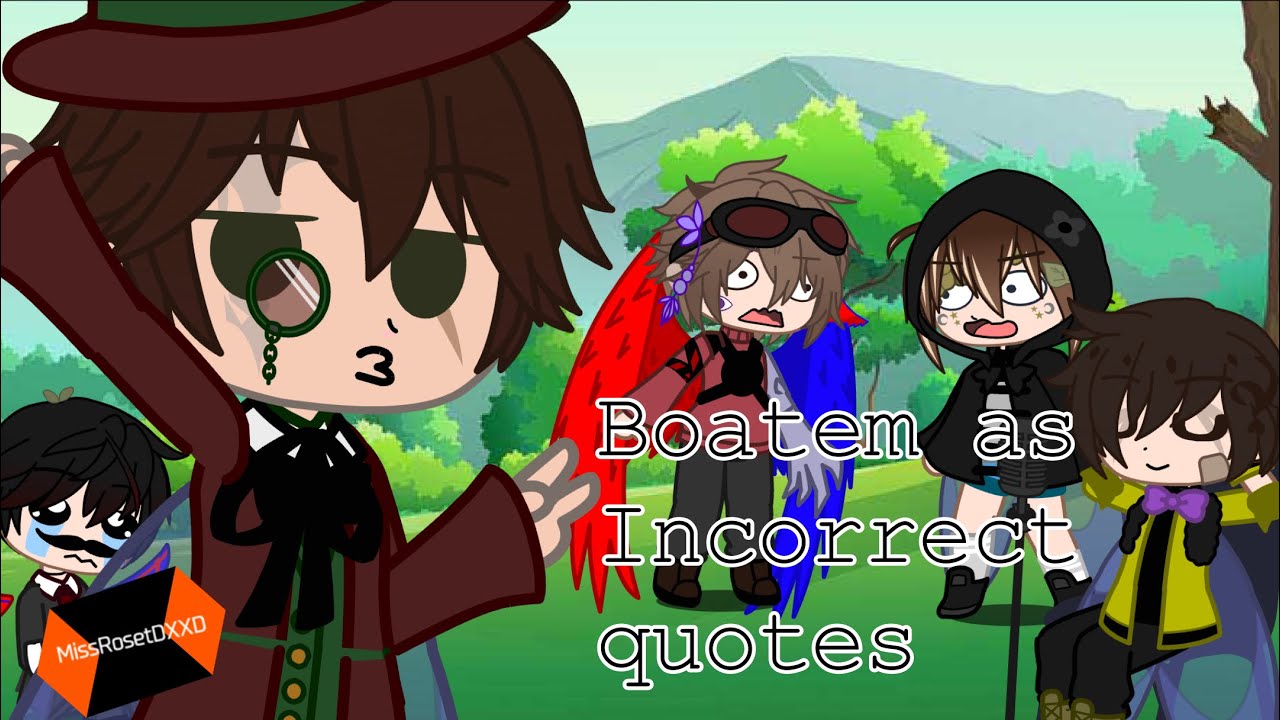 Boatem as incorrect quotes - Hermitcraft Gacha - YouTube