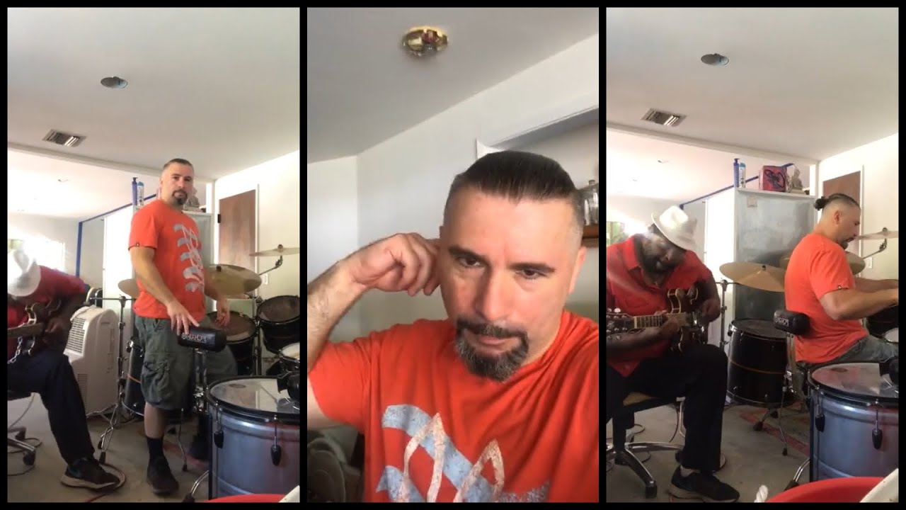John Dolmayan & James Hazley performing The Weeknd's 'Blinding Lights ...