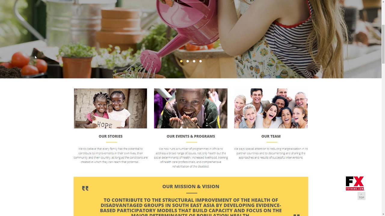 Unity - WordPress Crowdfunding Theme Bryan Freddy - YouTube