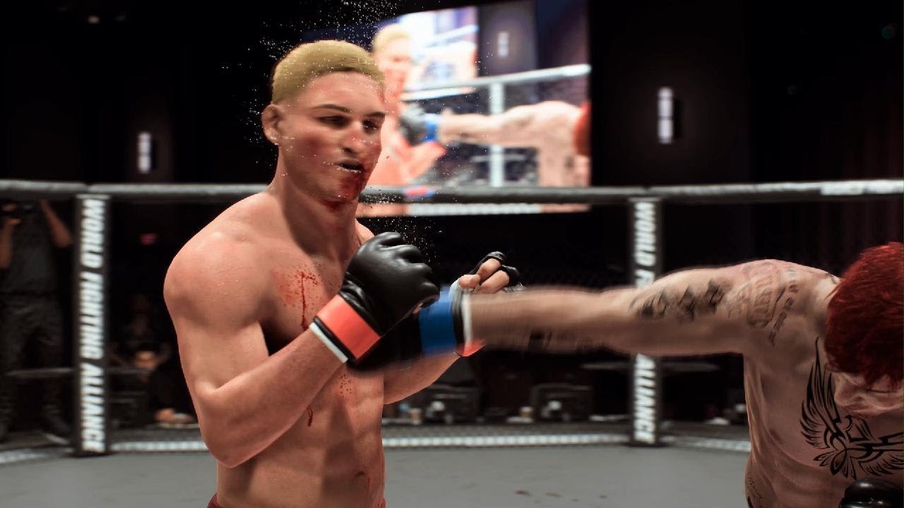 UFC 5 Getting the WFA Championship belt - YouTube