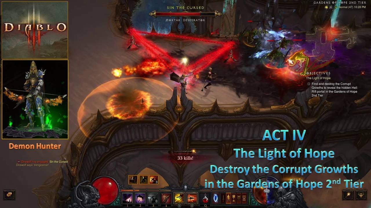 Diablo III - ACT IV - The Hope of Light - Find and destroys the corrupt ...