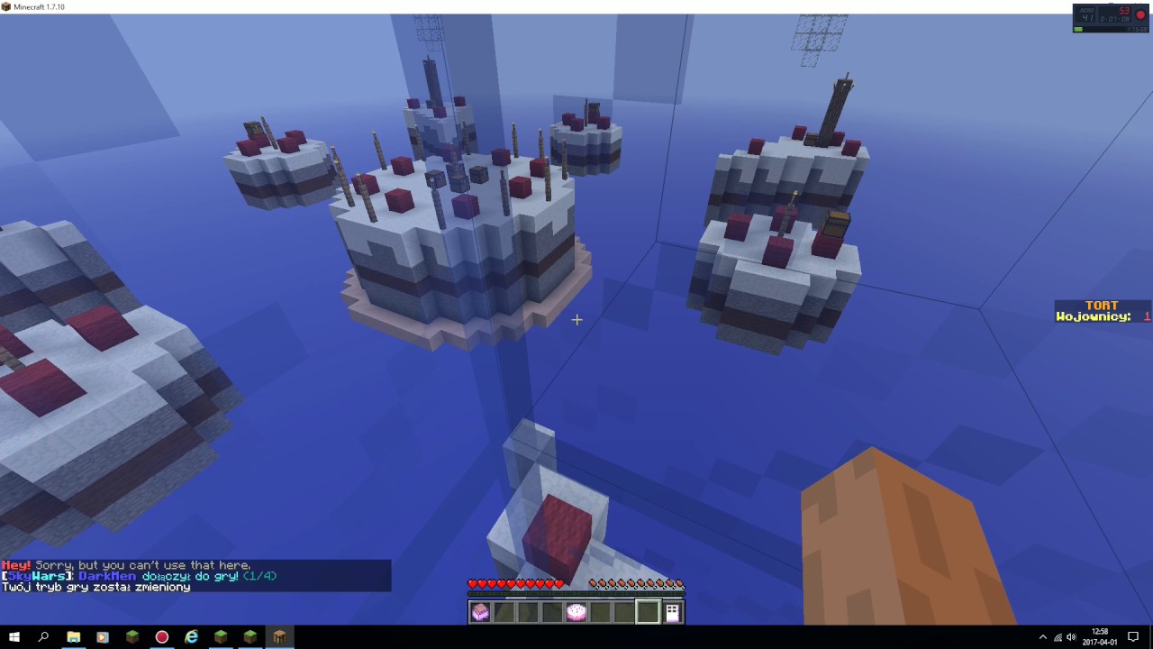 minecraft sky wars odc 1 - YouTube