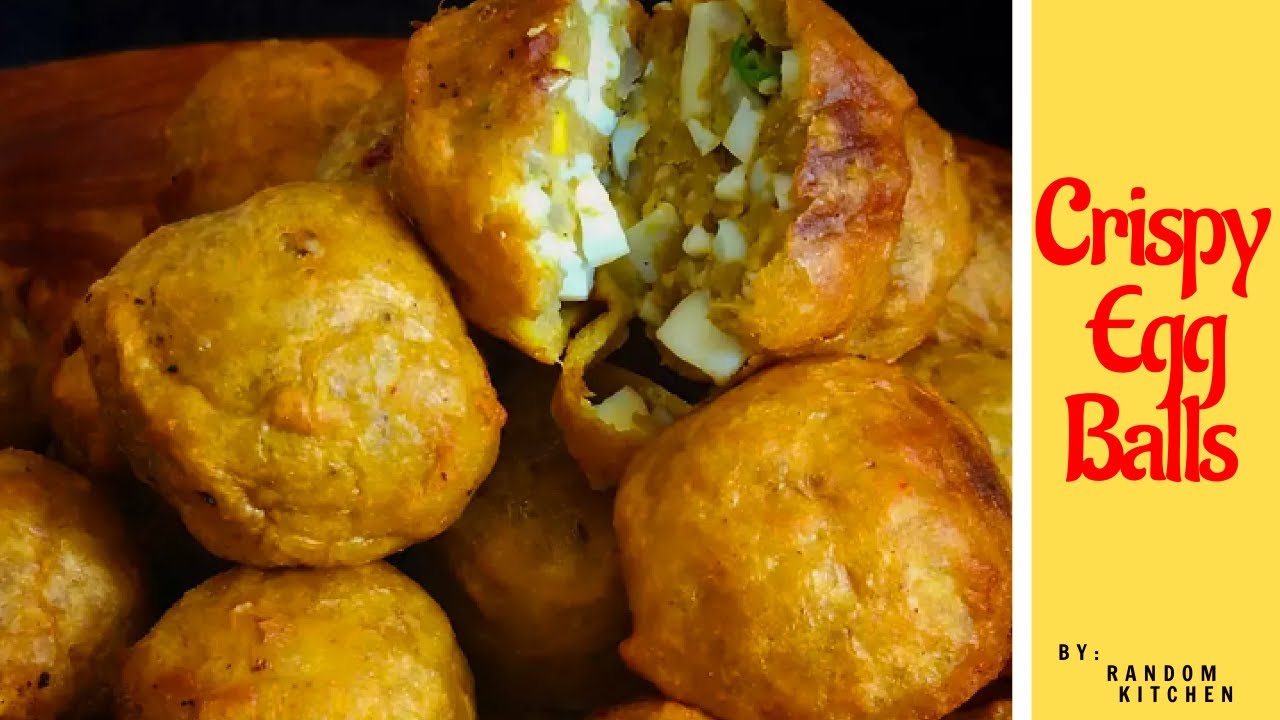 Iftar Special / Crispy Egg Balls / Recipe By Random kitchen - YouTube
