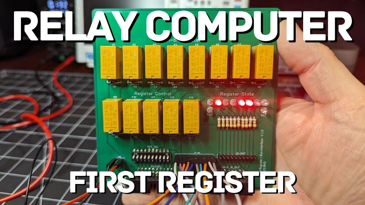 Relay Computer - Register Testing - YouTube