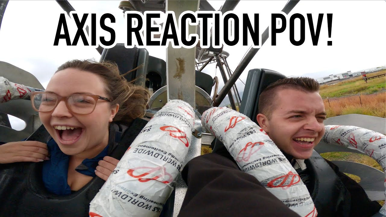 Sarah's First Time on Axis! Prototype Roller Coaster from S&S Worldwide ...