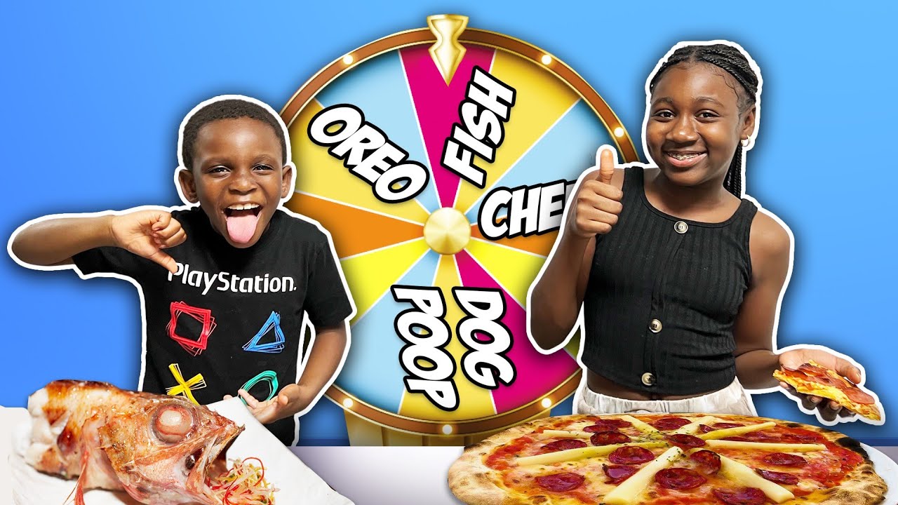 SPIN THE MYSTERY WHEEL OF PIZZA CHALLENGE - YouTube