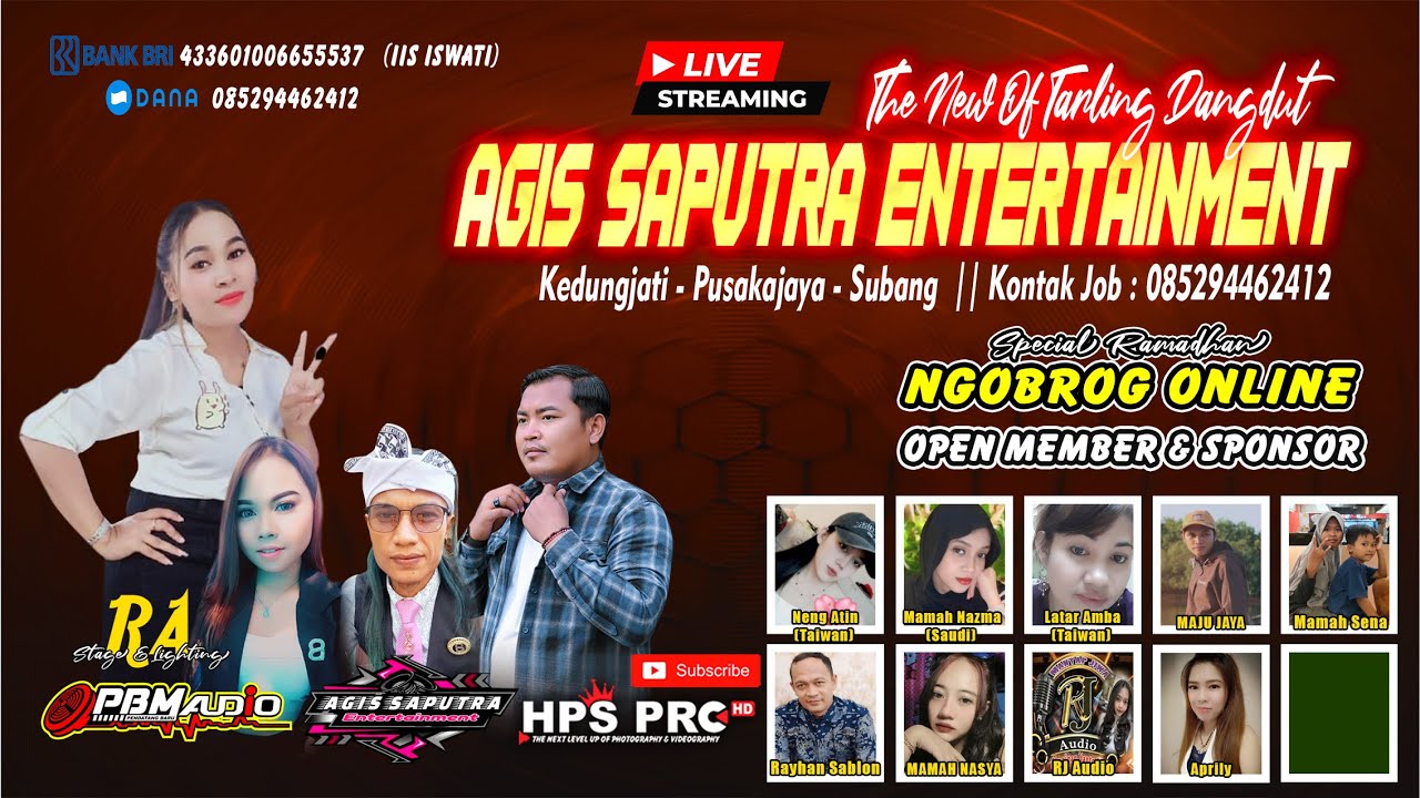 🔴LIVE NGOBROG ONLINE " AGIS SAPUTRA ENTERTAINMENT '' | SELASA, 18 MARET 2025 | JILID 3 - YouTube