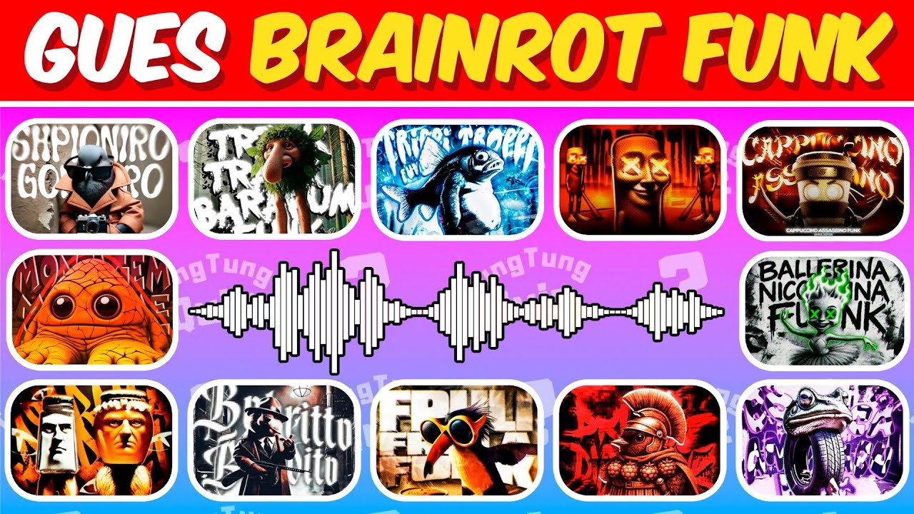 GUESS The ITALIAN BRAINROT Funk Animals | Bombardino, Crocodilo & More ...