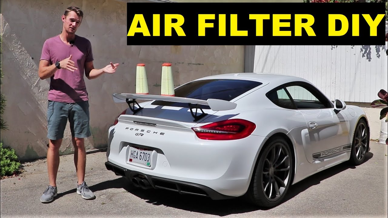 Overcomplicating an Intake Air Filter Change - Porsche 981 Cayman GT4 ...