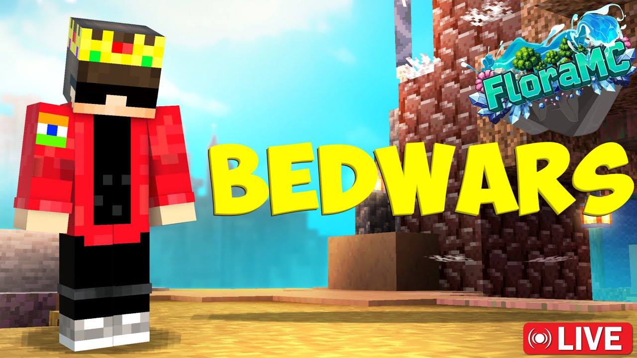 The best bedwars minecraft server | Floramc | Bedwars Livestream | 🔴 ...
