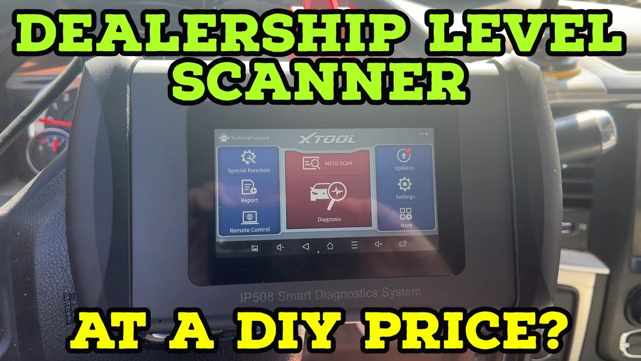 Dealership Level Diagnostics at DIY Prices? (Xtool IP508 OBD2 Scanner ...