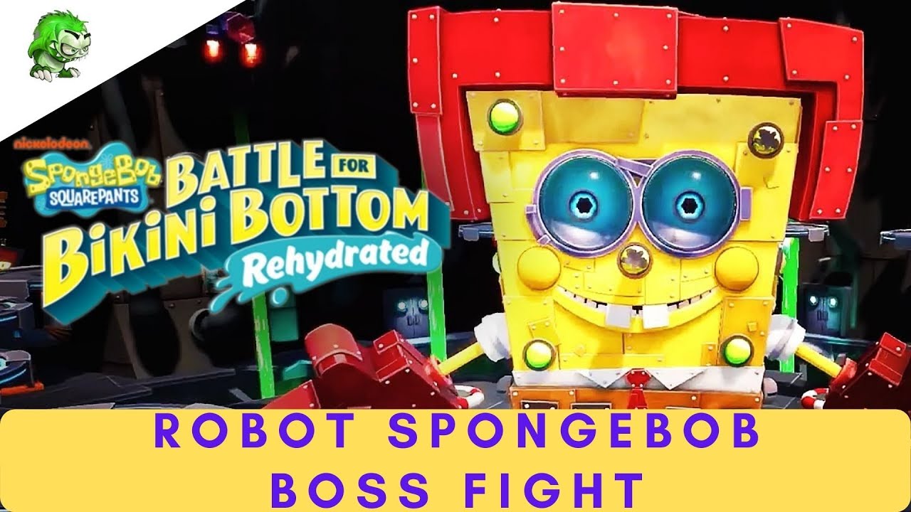 Battle for Bikini Bottom Rehydrated - Final Robot Spongebob Boss - YouTube